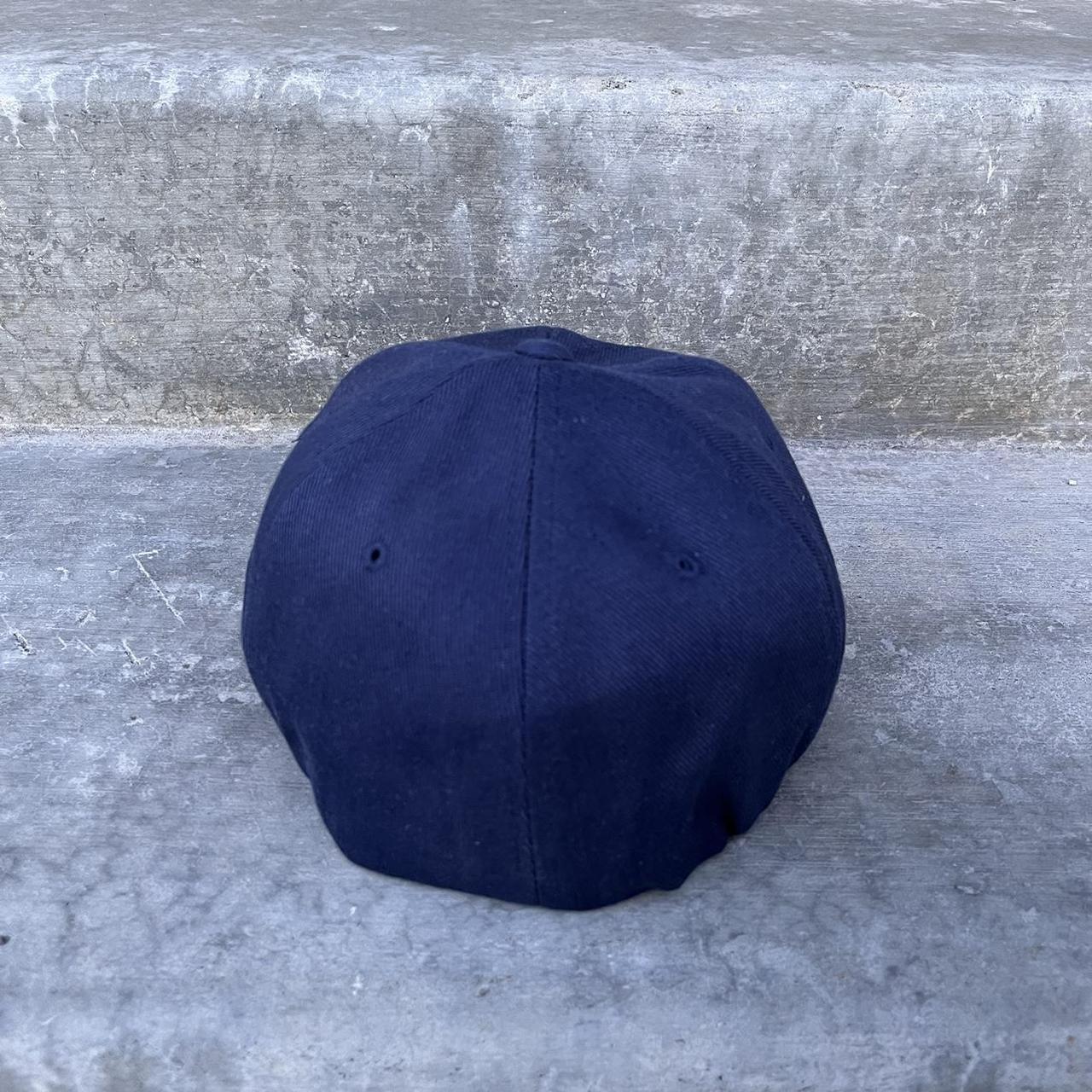 JNCO Men's Navy and Red Hat | Depop