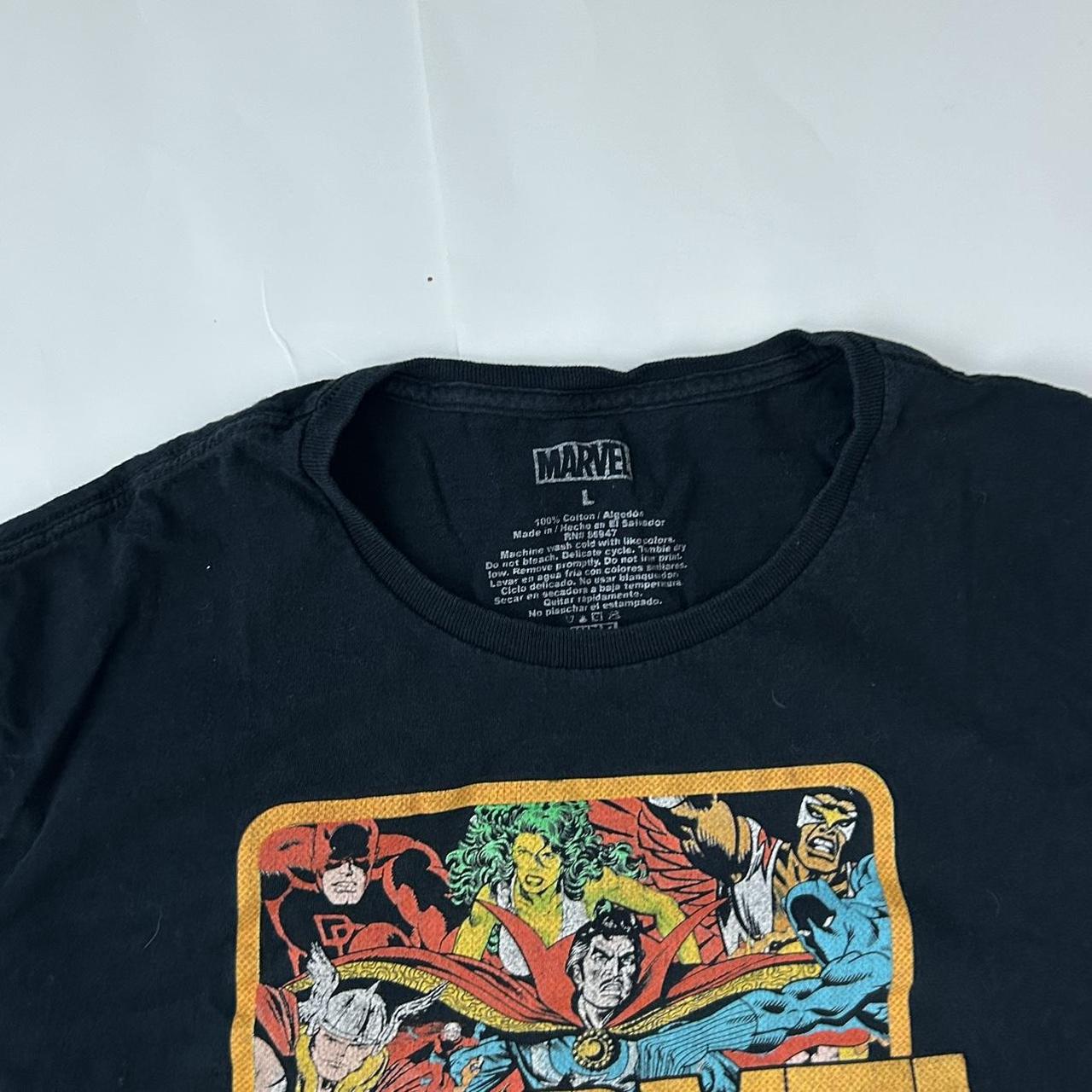 Vintage marvel superhero graphic tee - size large... - Depop