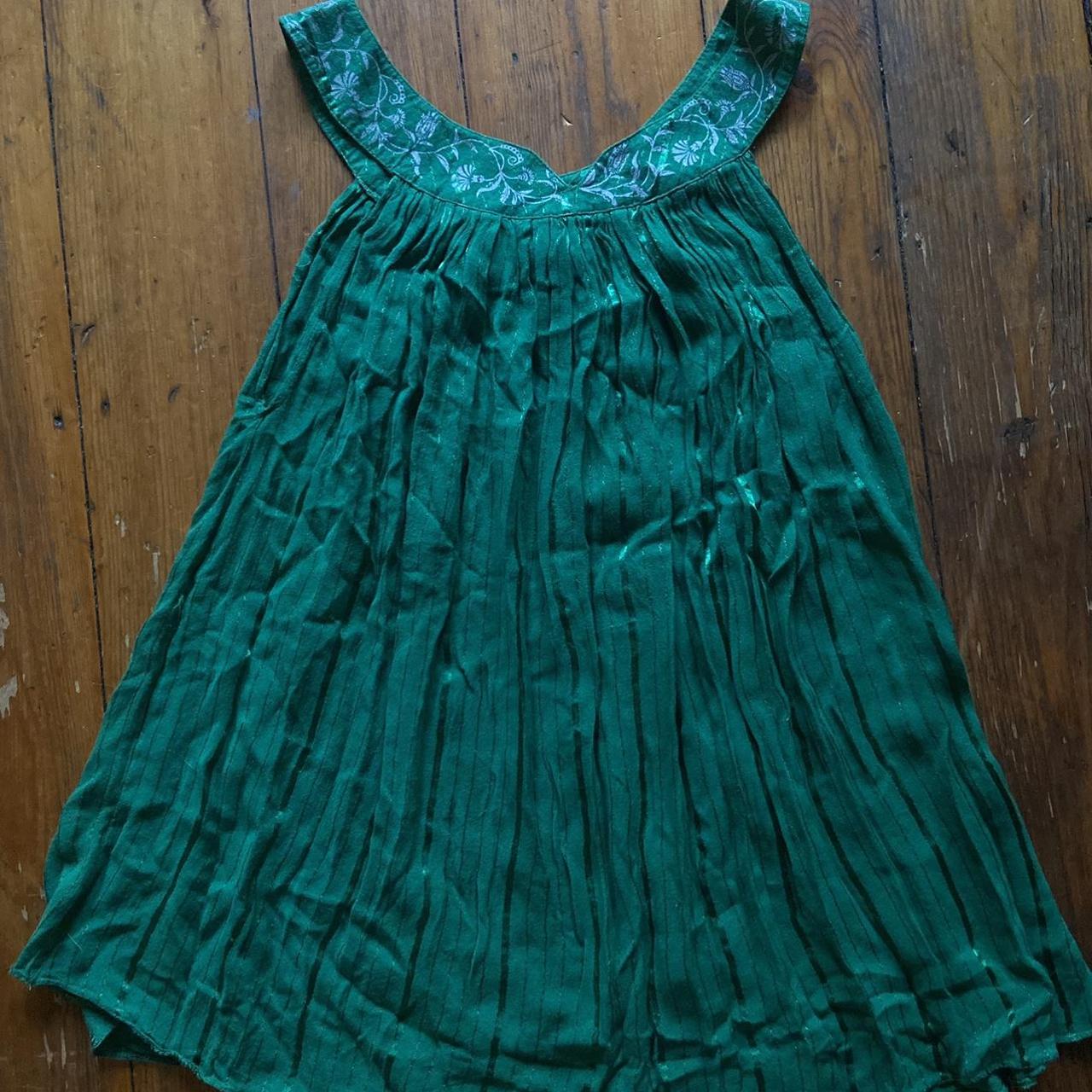 Green swimsuit cover up. Hand made in Turkey :) - Depop