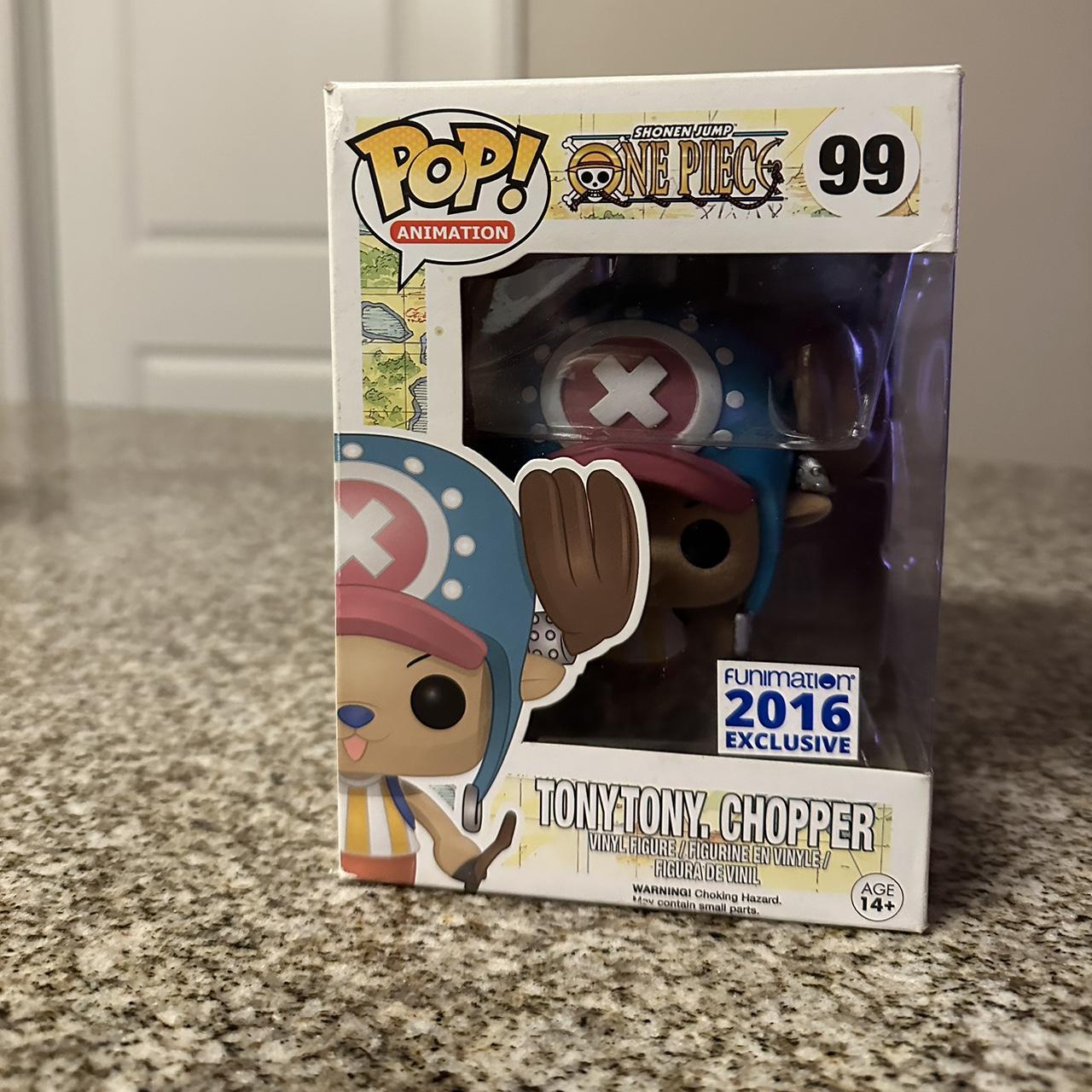Tony Tony chopper, flocked 2016 comic con funko pop... | Depop