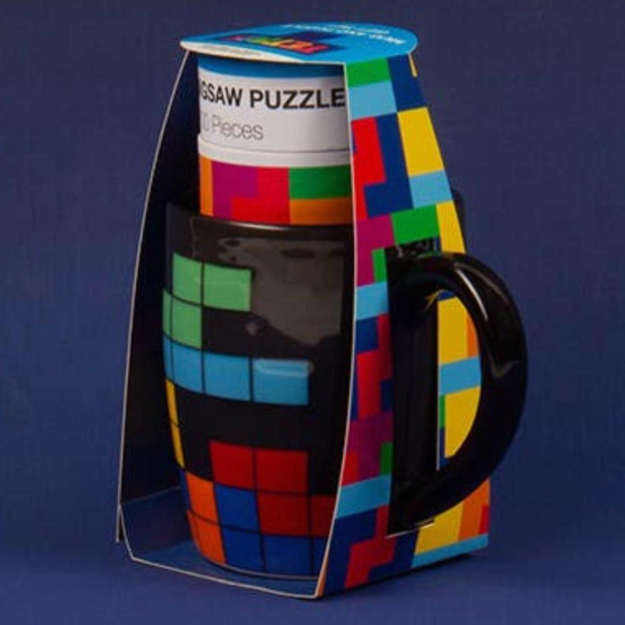 Tetris Mug and Puzzle Set - New 100 piece jigsaw... - Depop
