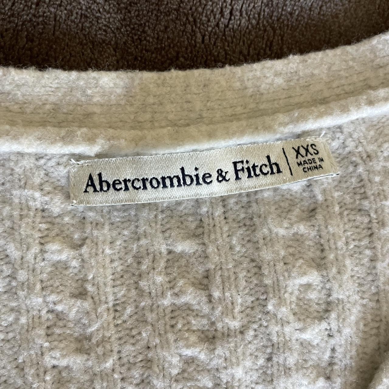 Abercrombie and fitch cream colored eyelash sweater!... - Depop