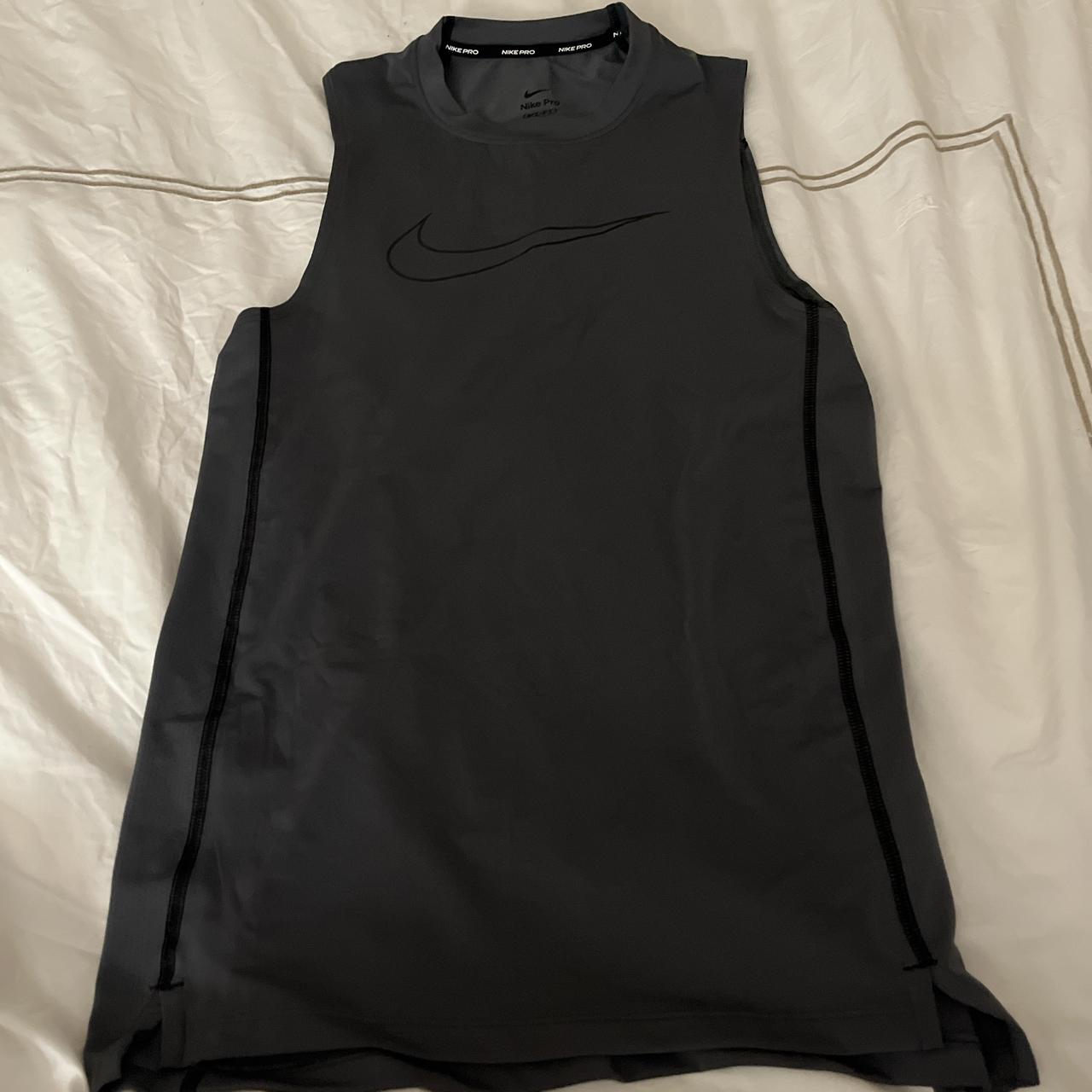 Grey Nike Compression Shirt Brand: Nike Size: S -... - Depop