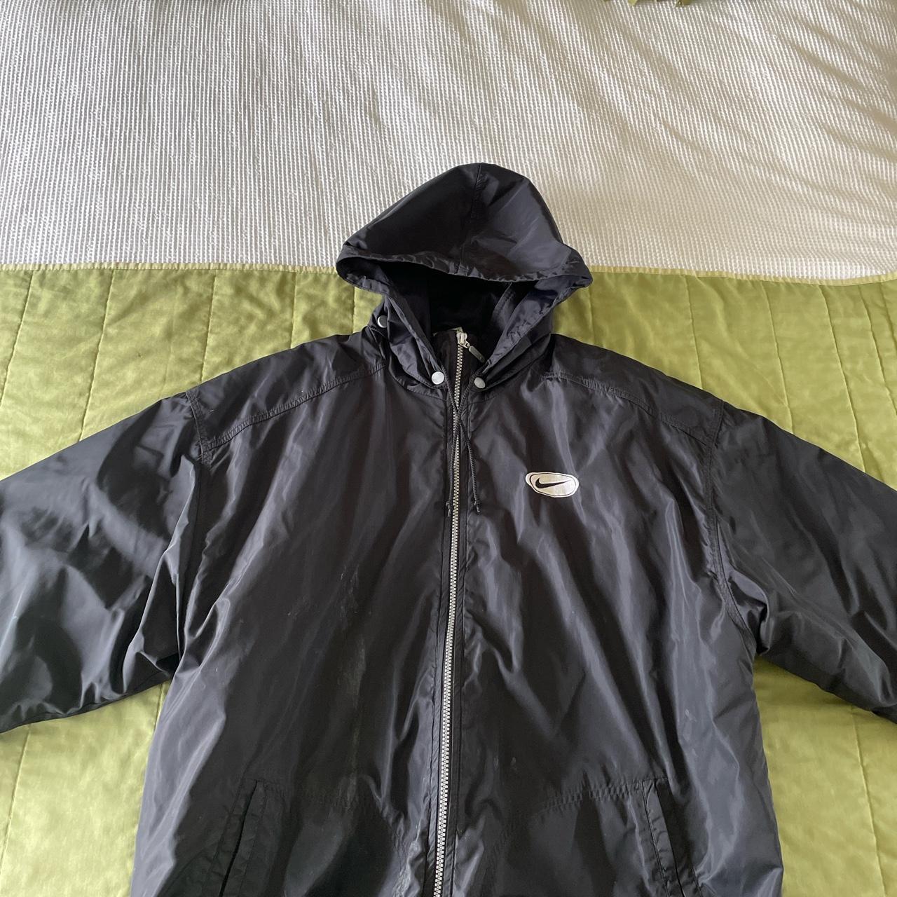 Vintage 2000s Nike jacket/windbreaker Quilted inside... - Depop