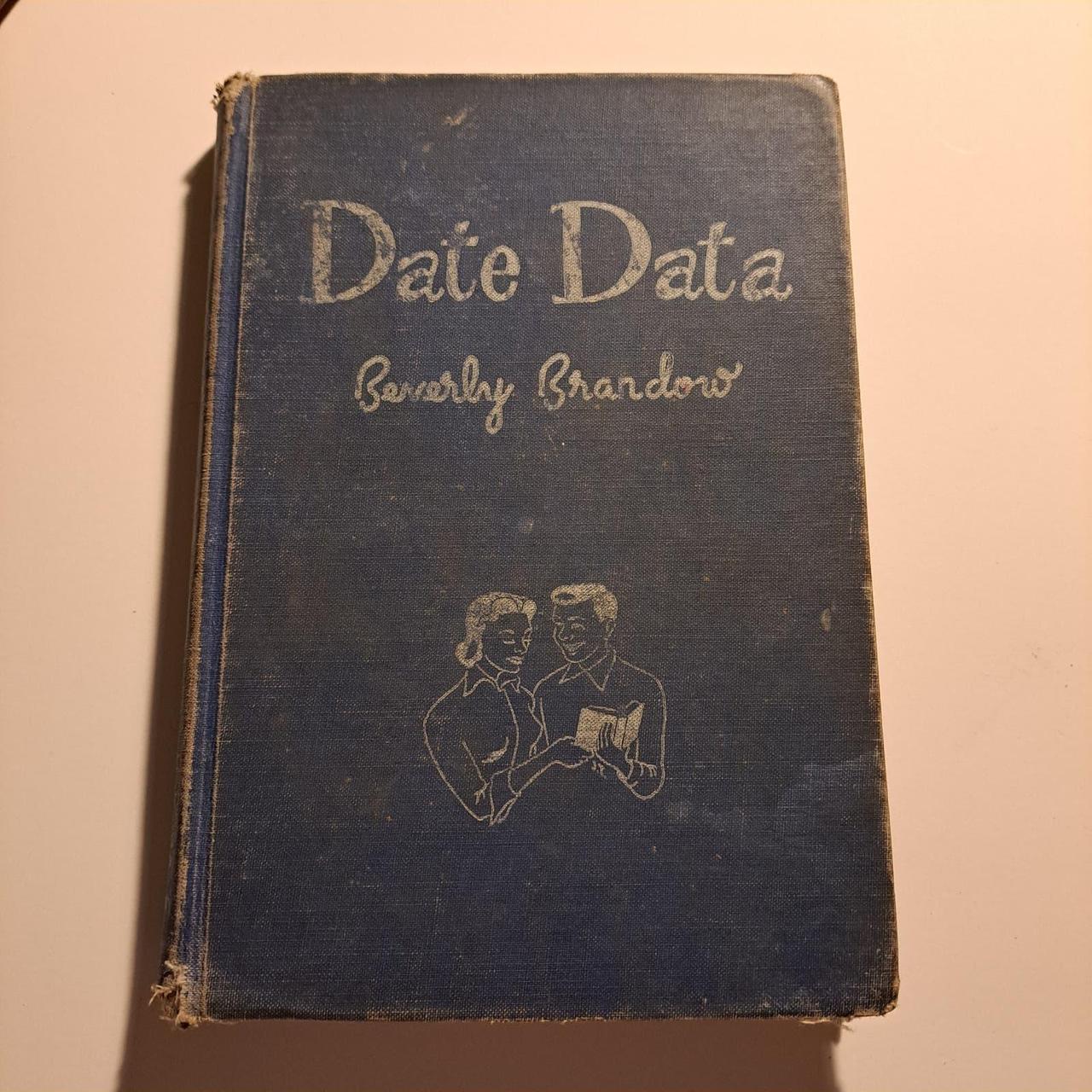 Vintage Book 1954 Date Data by Beverly... - Depop
