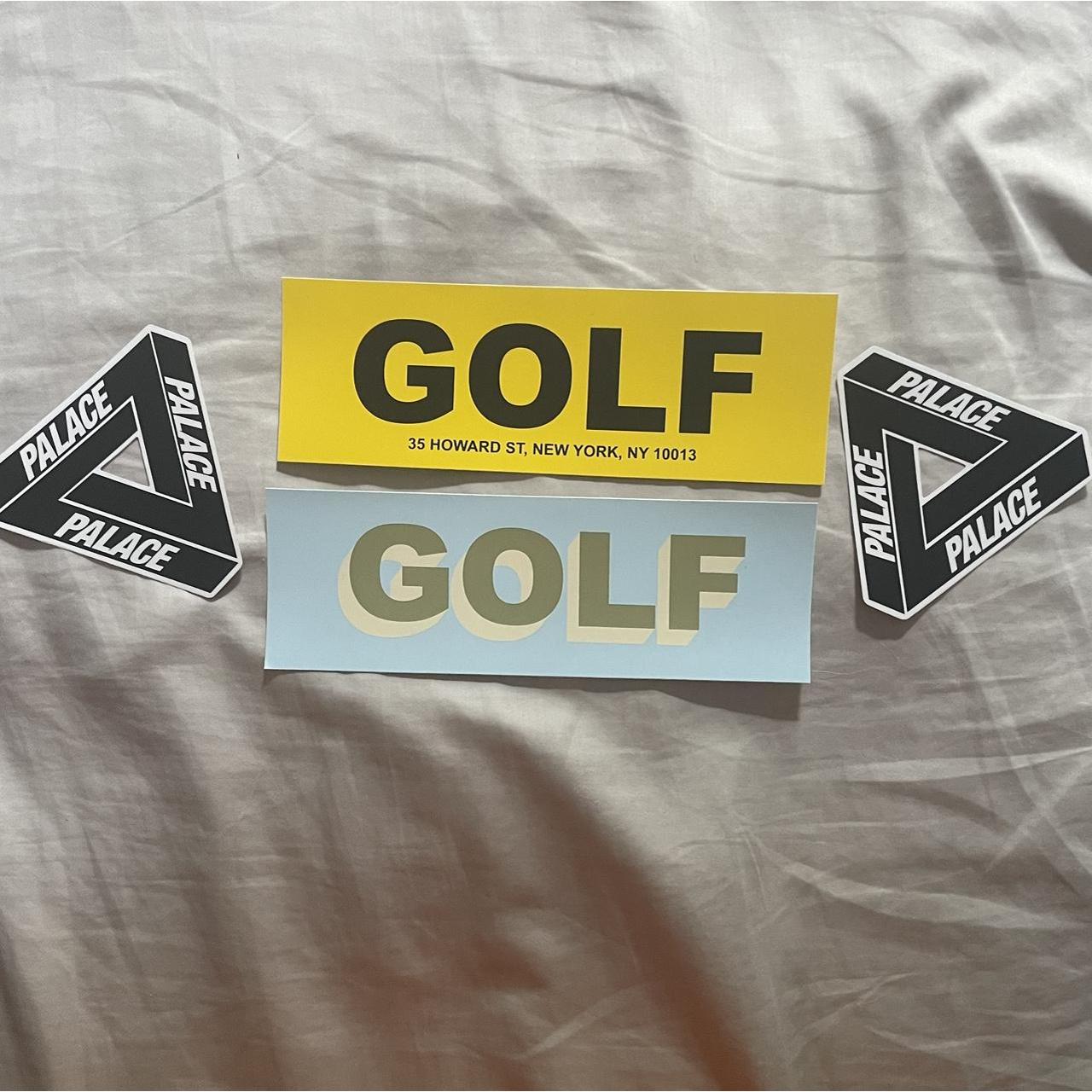 Golf and palace stickers from NY. Pricing varies... - Depop