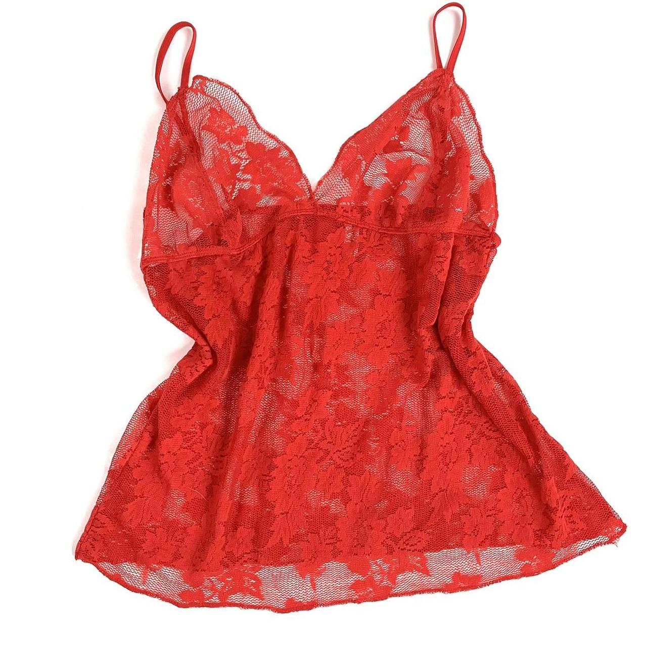 Sheer lace tank top plus size Lots of stretch... - Depop