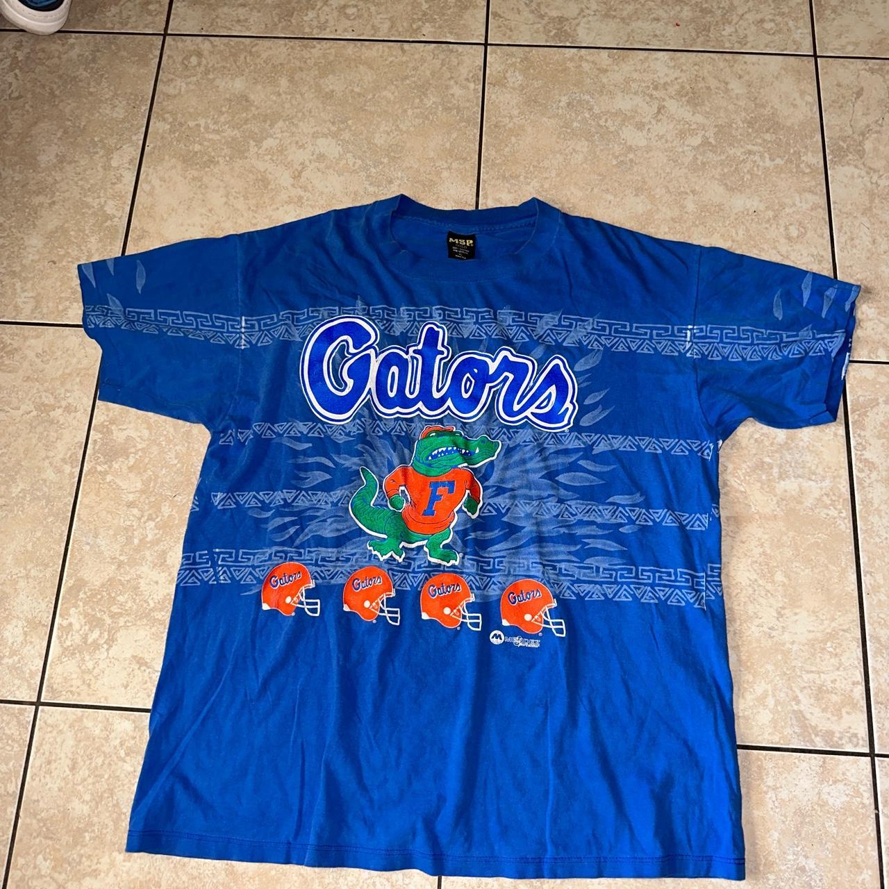 Vintage gator shirt Vintage Florida gator logo with... - Depop