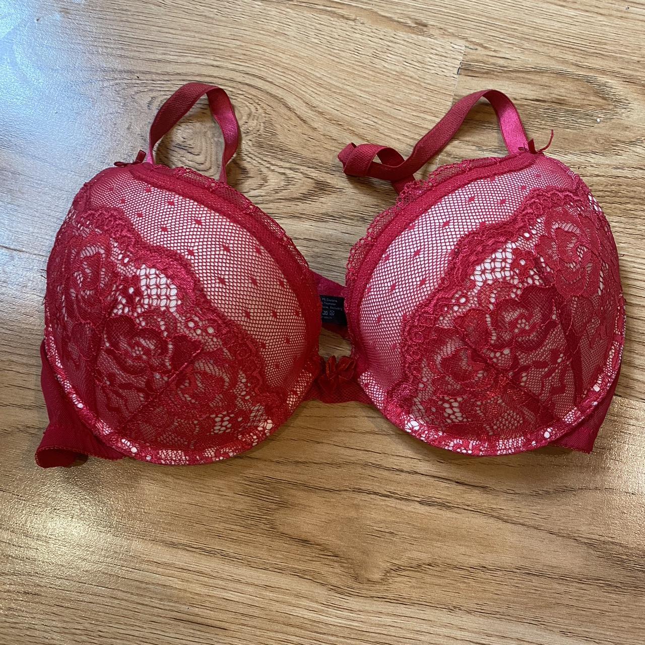 Ann summers 32DD red lace bra Second hand worn but... - Depop