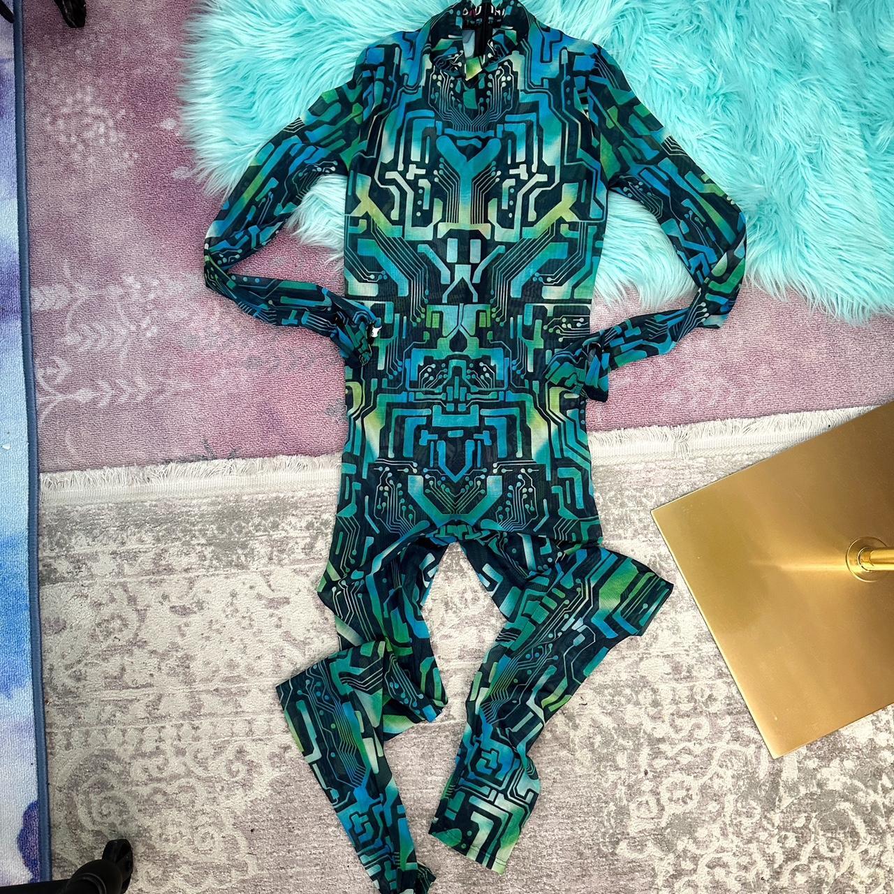 NEVER WORN Badinka mesh full bodysuit, in a... - Depop