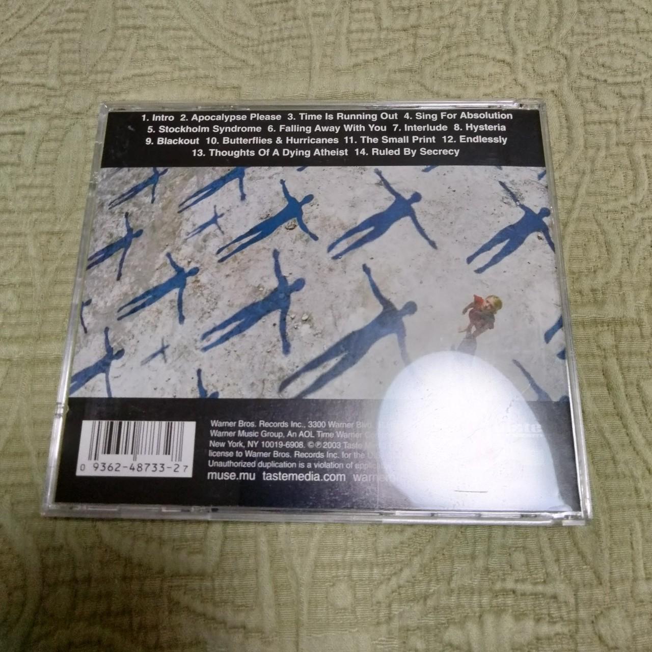 muse absolution cd plays like... - Depop