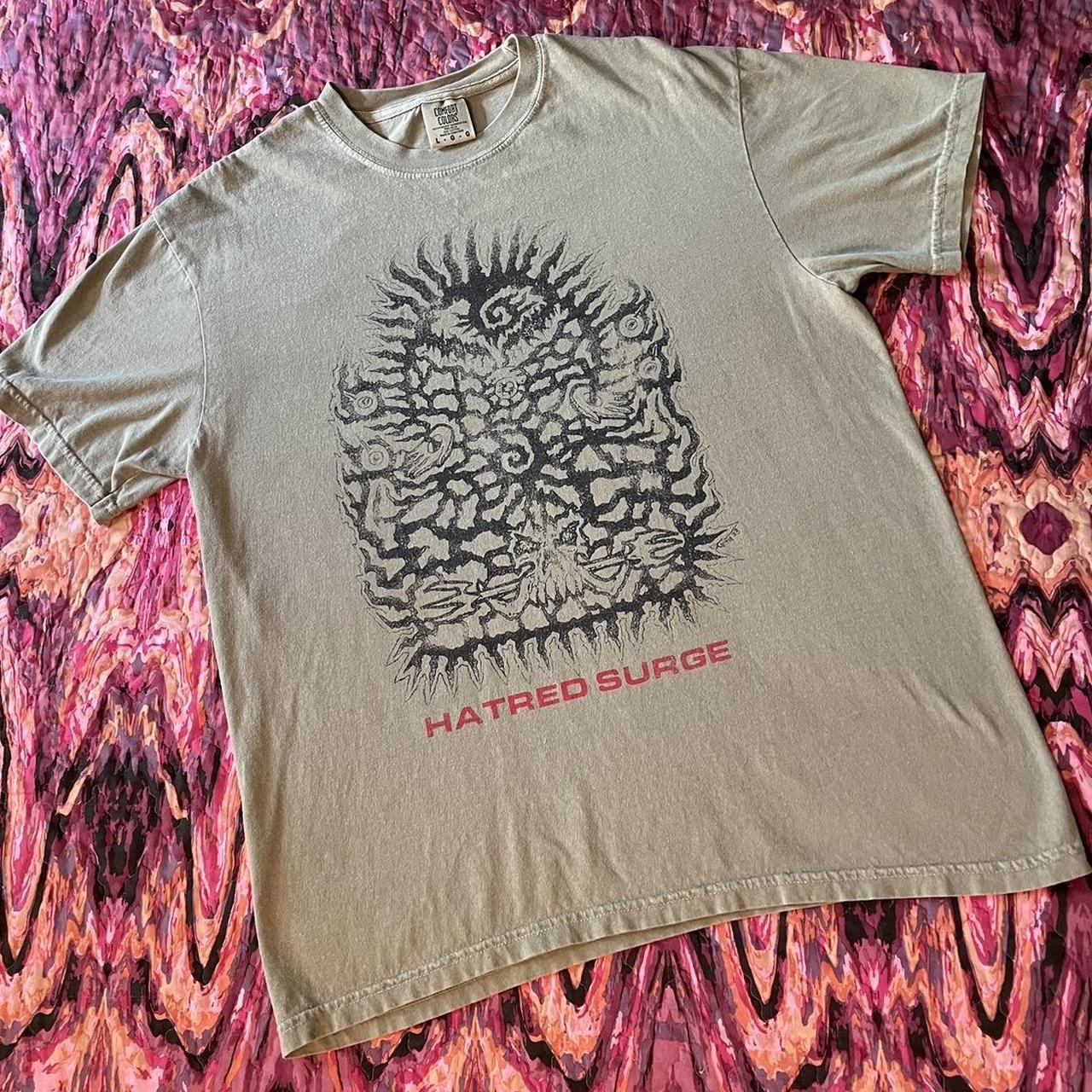 Hatred Surge last show shirt, large on comfort... - Depop
