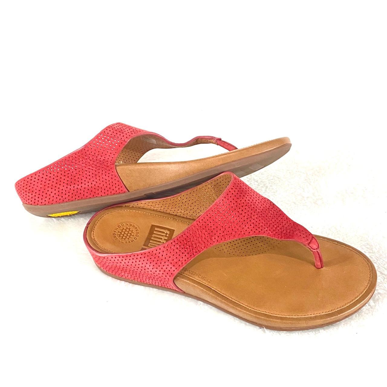 FitFlop Women's Red Flipflops | Depop