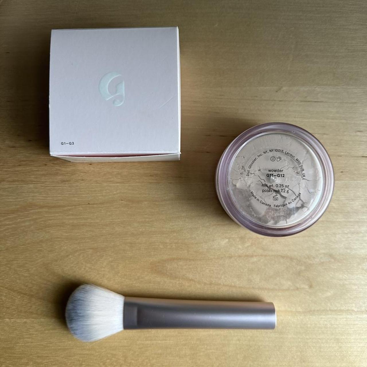 Glossier Wowder powder and brush duo set - brand new... - Depop