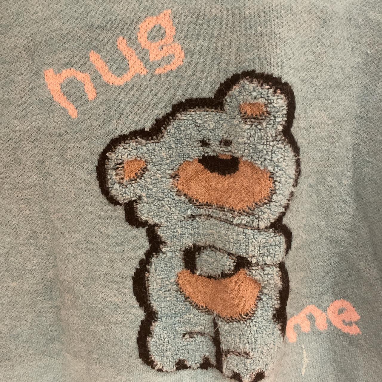 Aelfric Eden jumper. “Hug Me” teddy bear design - Depop