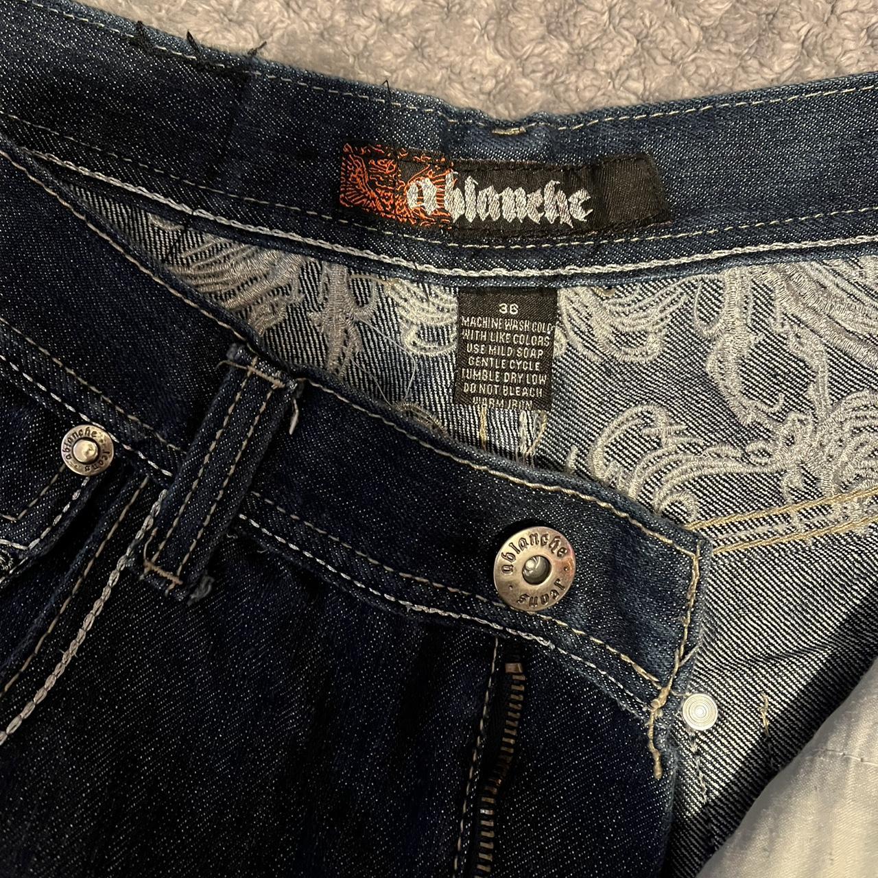 Ablanche Navy Blue Vintage Baggy Jeans ☠️ Men’s -... - Depop