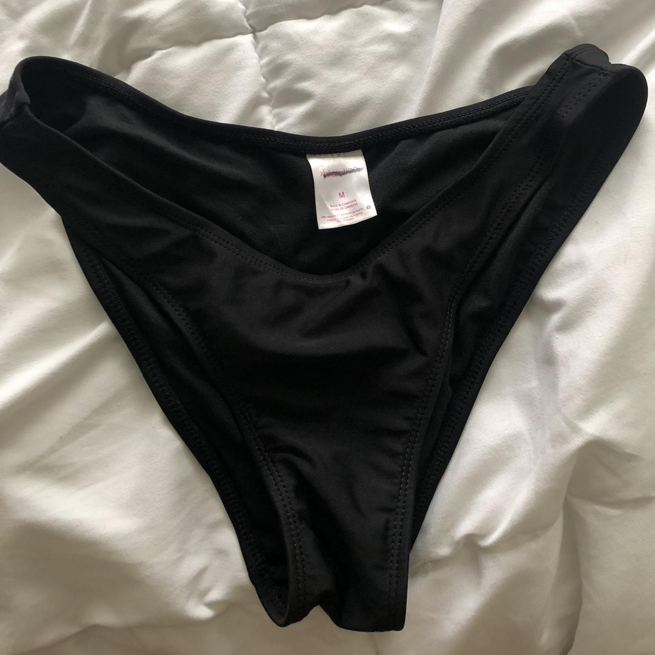Black medium xhilaration swimsuit bottoms! worn only... - Depop
