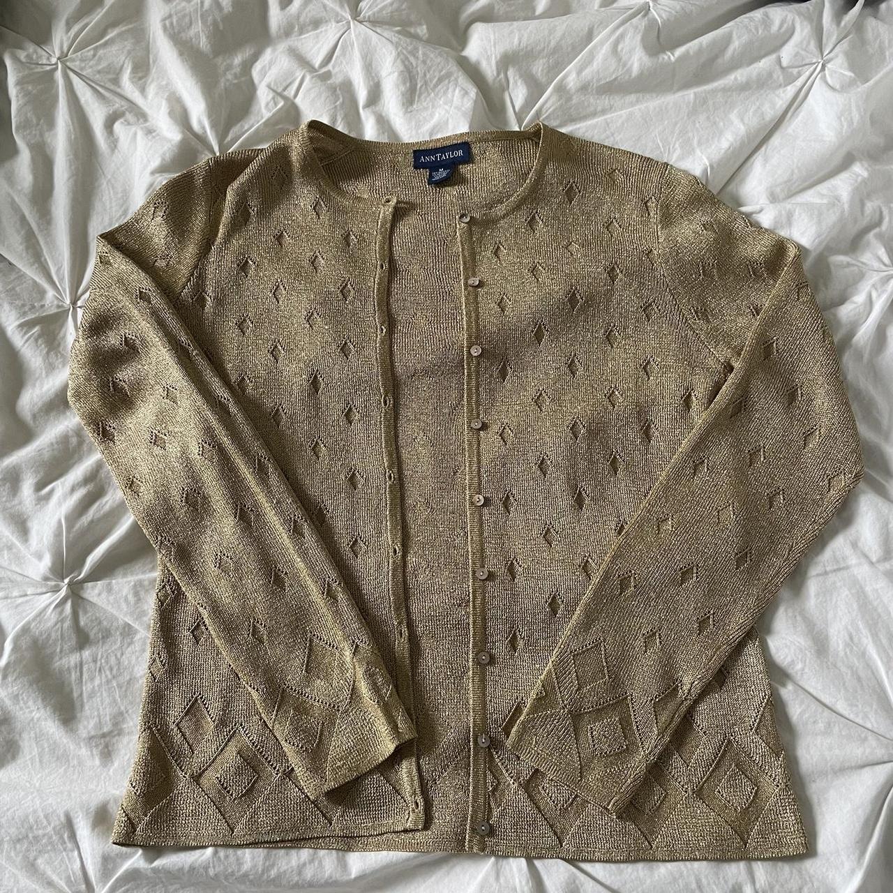 Ann Taylor Golden Cardigan 🌟🔸 - well loved Ann... - Depop