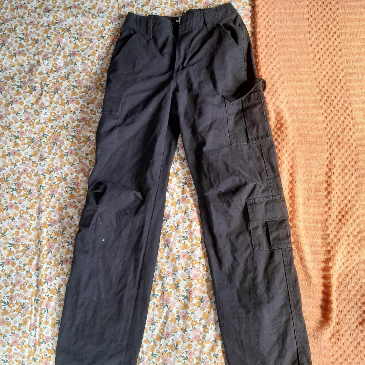 supre black cargo pants never worn perfect... | Depop