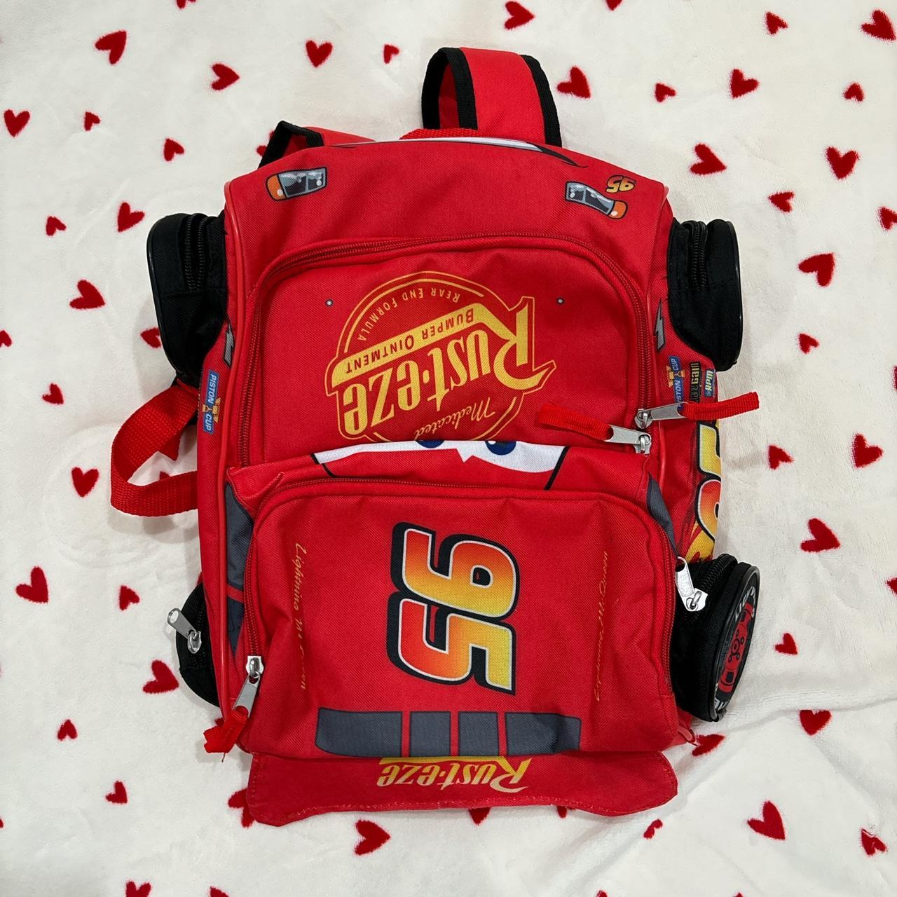 Disney Lightning McQueen Backpack. Used only once! - Depop