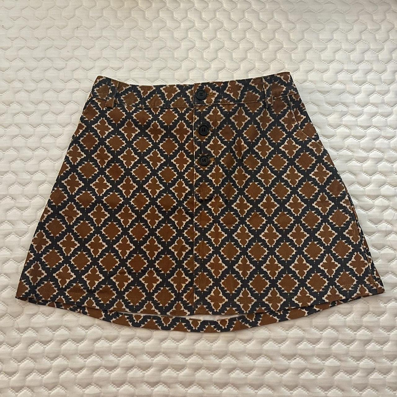 Cider Tile Diamond Quilt Funky Unique Pattern Mini... - Depop