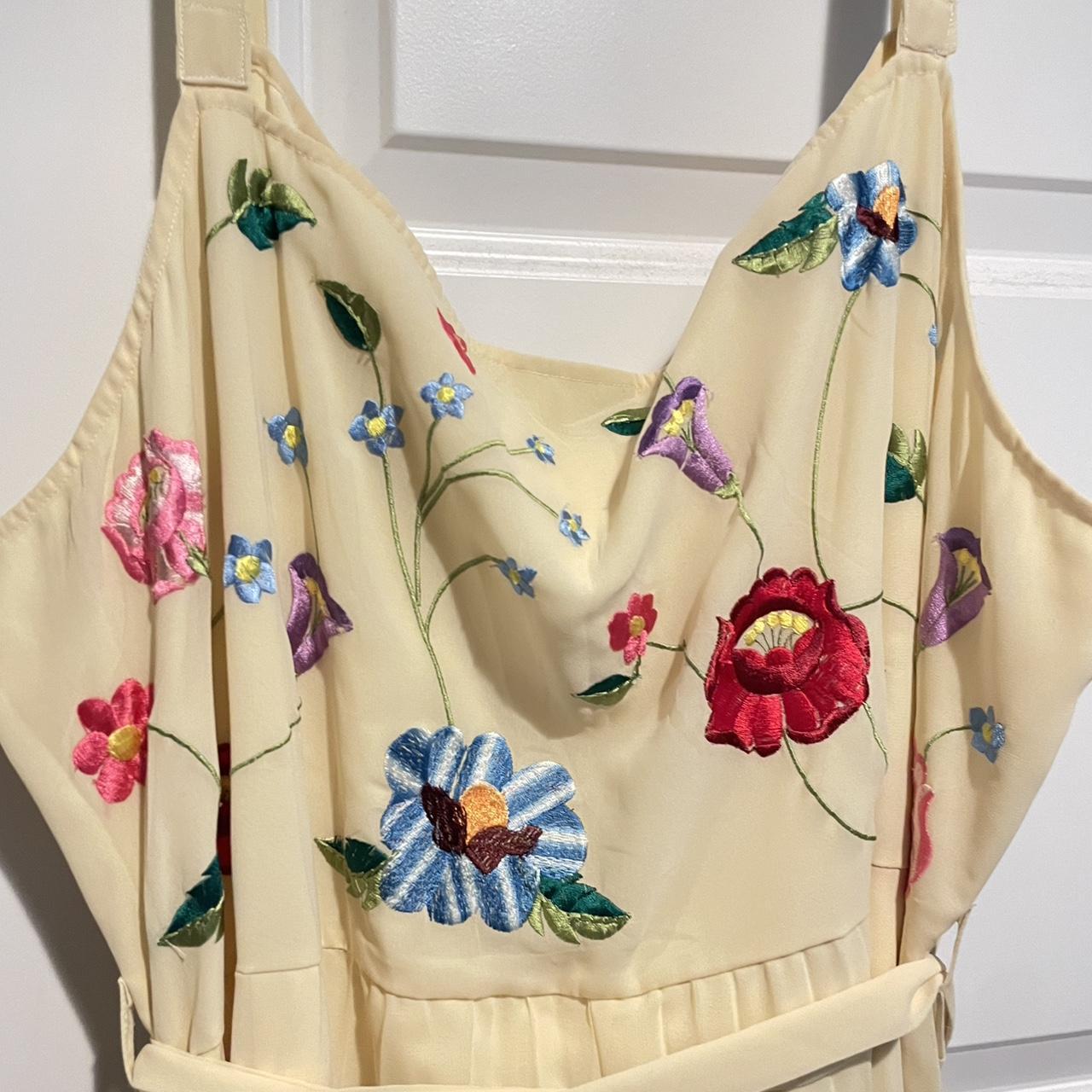 Plus size ASOS dress 🍋💐 -Asos plus size US 22, fits... - Depop