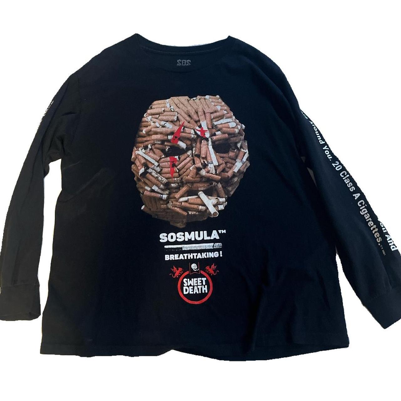 authentic Sosmula 2021 merch size Large. black... - Depop