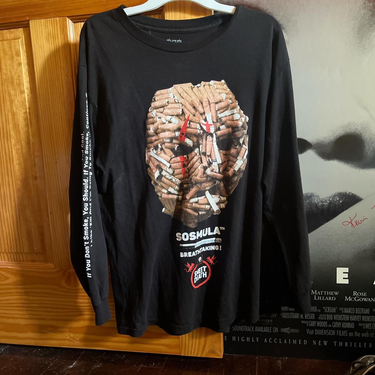 authentic Sosmula 2021 merch size Large. black... - Depop