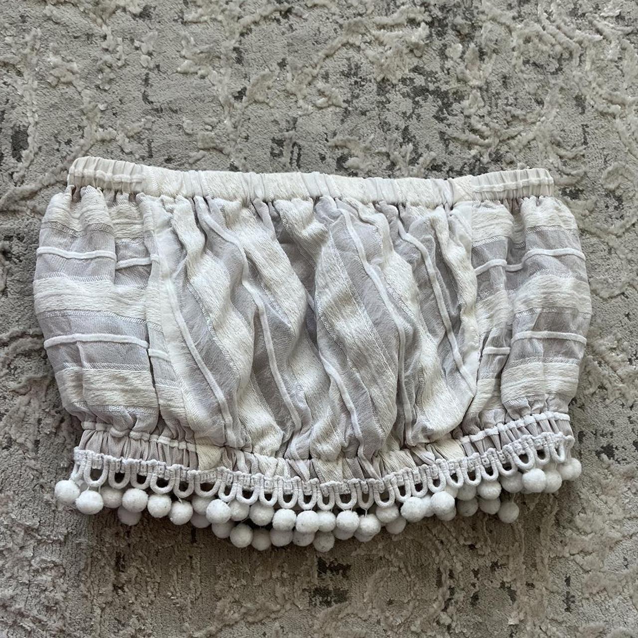 For love and lemons tube top Some of the Pom poms... - Depop