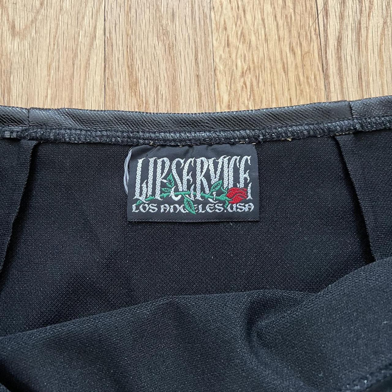 Vintage Lip Service pleather mini skirt, it’s... - Depop