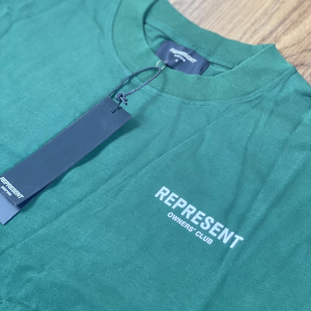 Represent T-Shirt Green Brand New Size S Feel free... - Depop