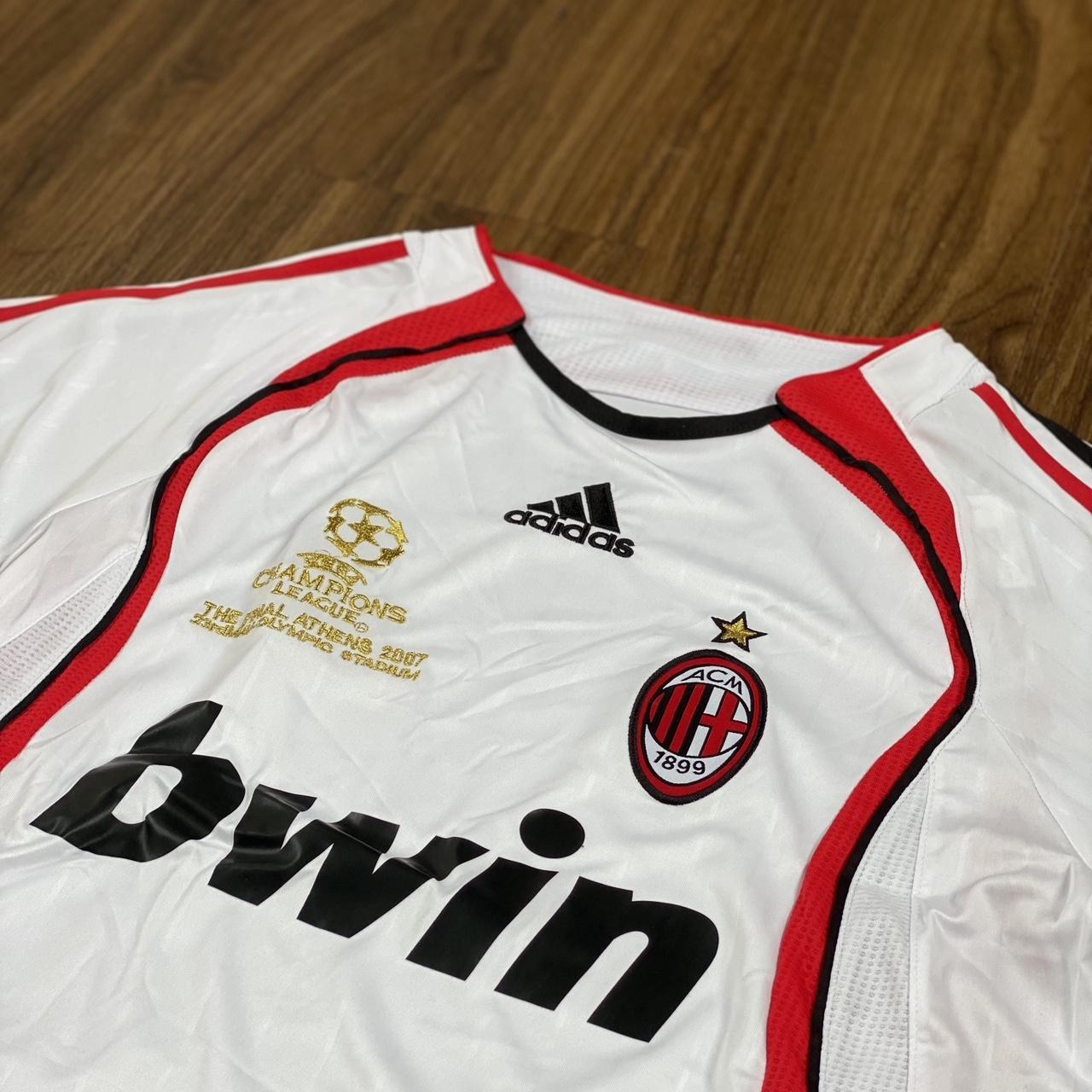 Retro Ac Milan Shirt Brand New Size S Feel free to... - Depop