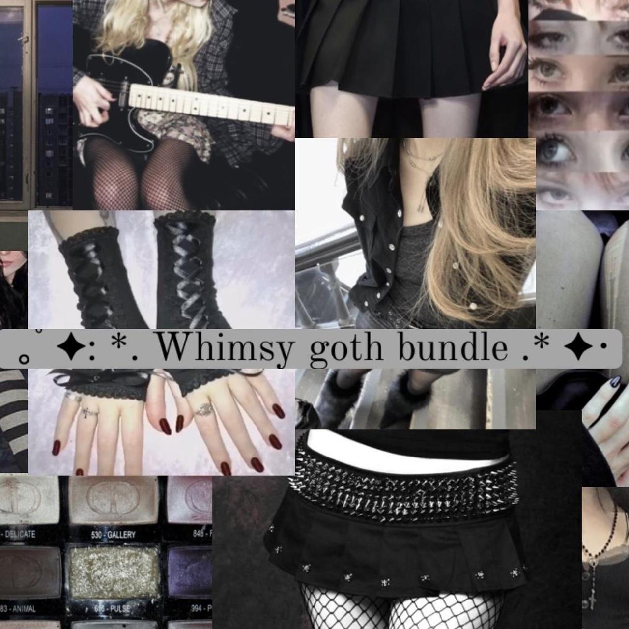 ⋆୨୧˚ ♡ ˚୨୧⋆｡˚ ☠︎︎ Whimsy Goth Style Bundle ☠︎︎... - Depop