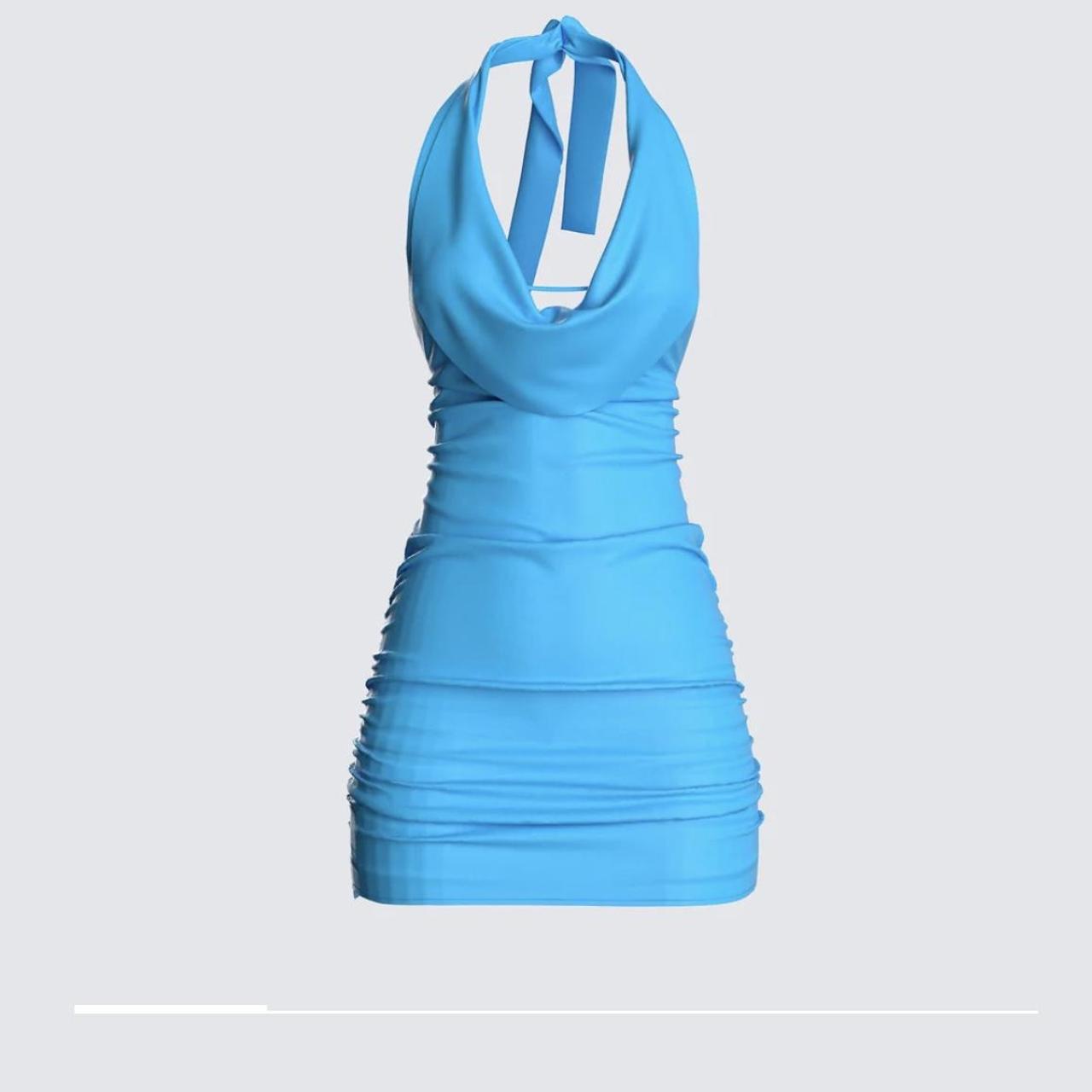 Very soft blue mini dress also from Finesse, brand... - Depop