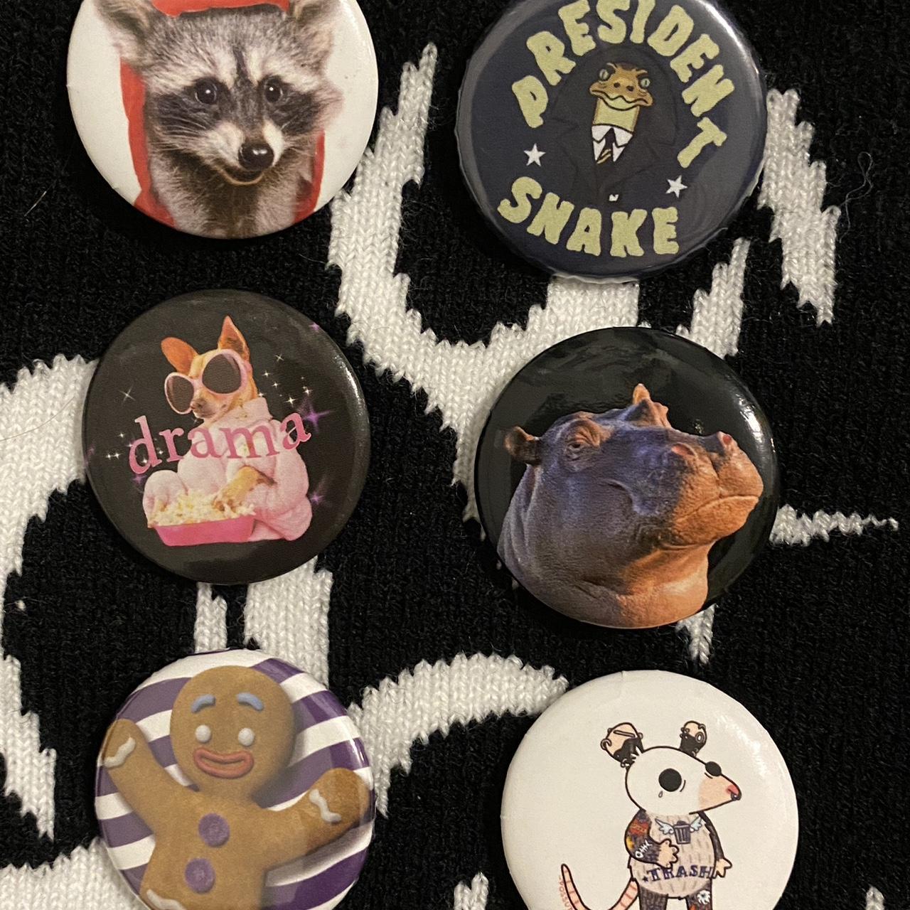 📌 hilarious meme pin pack 📌 pack of 6 random hot... - Depop