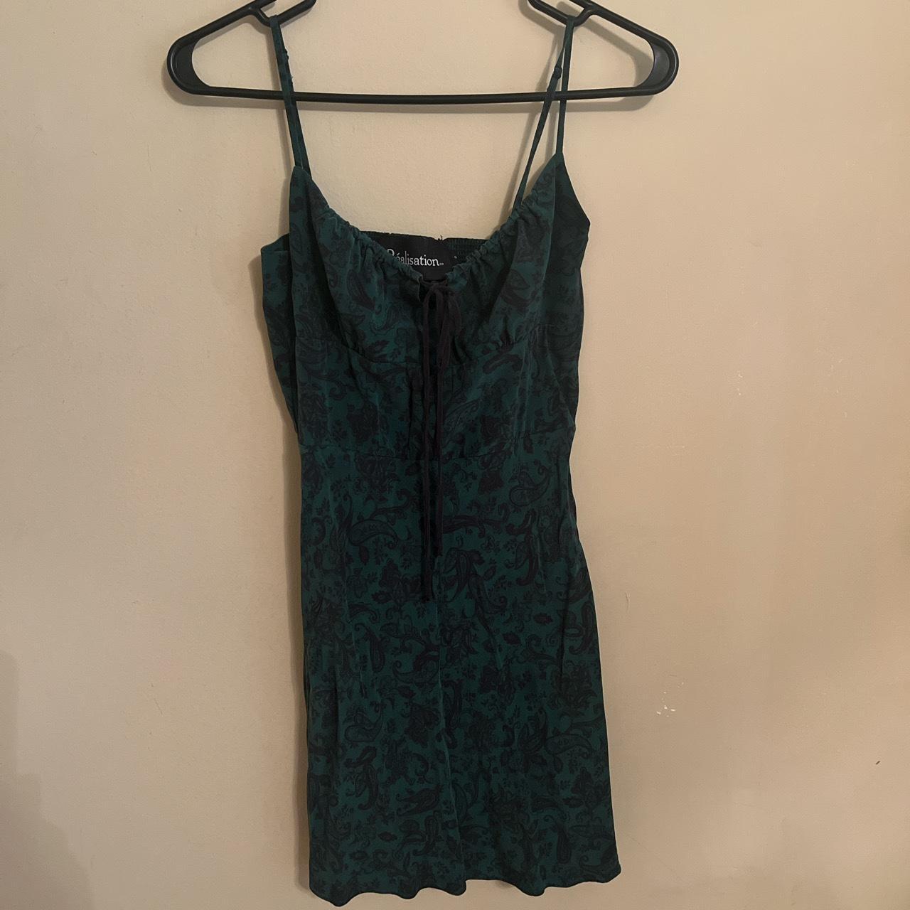 realisation par green dress size small worn before - Depop