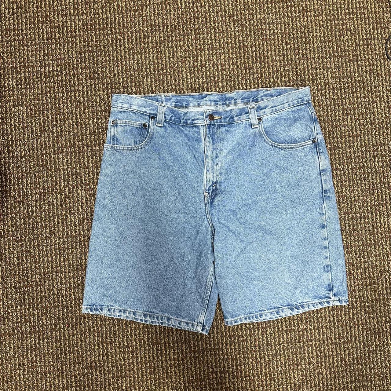Arizona Blue demin jorts so sexy Size: 40 but waist... - Depop