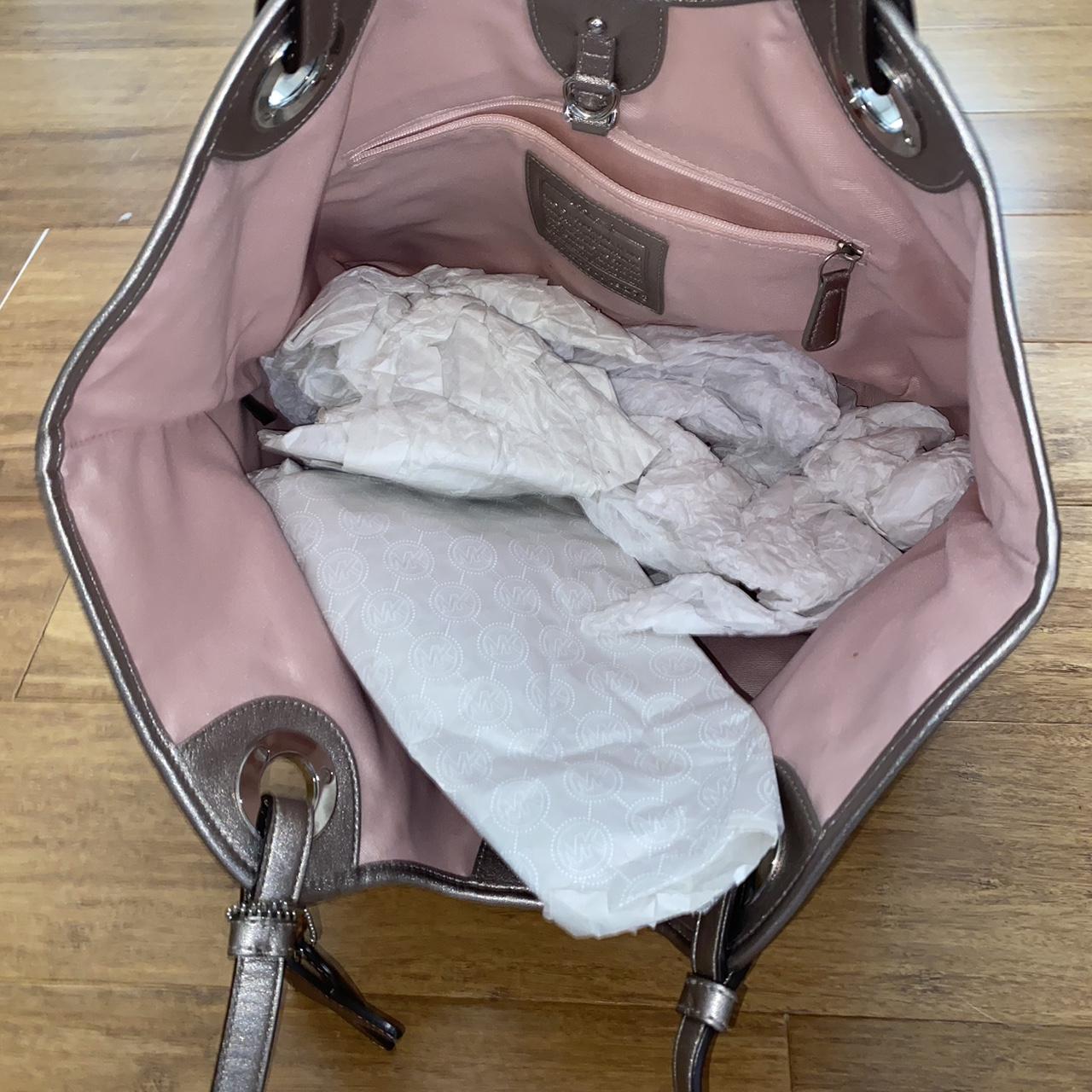 Seashell large coach canvas purse, minor scuff on... - Depop