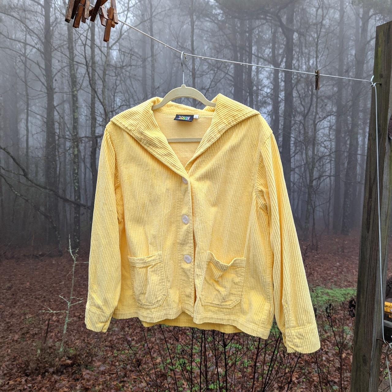 Big bud press Butter yellow codaroy sailor jacket.... - Depop