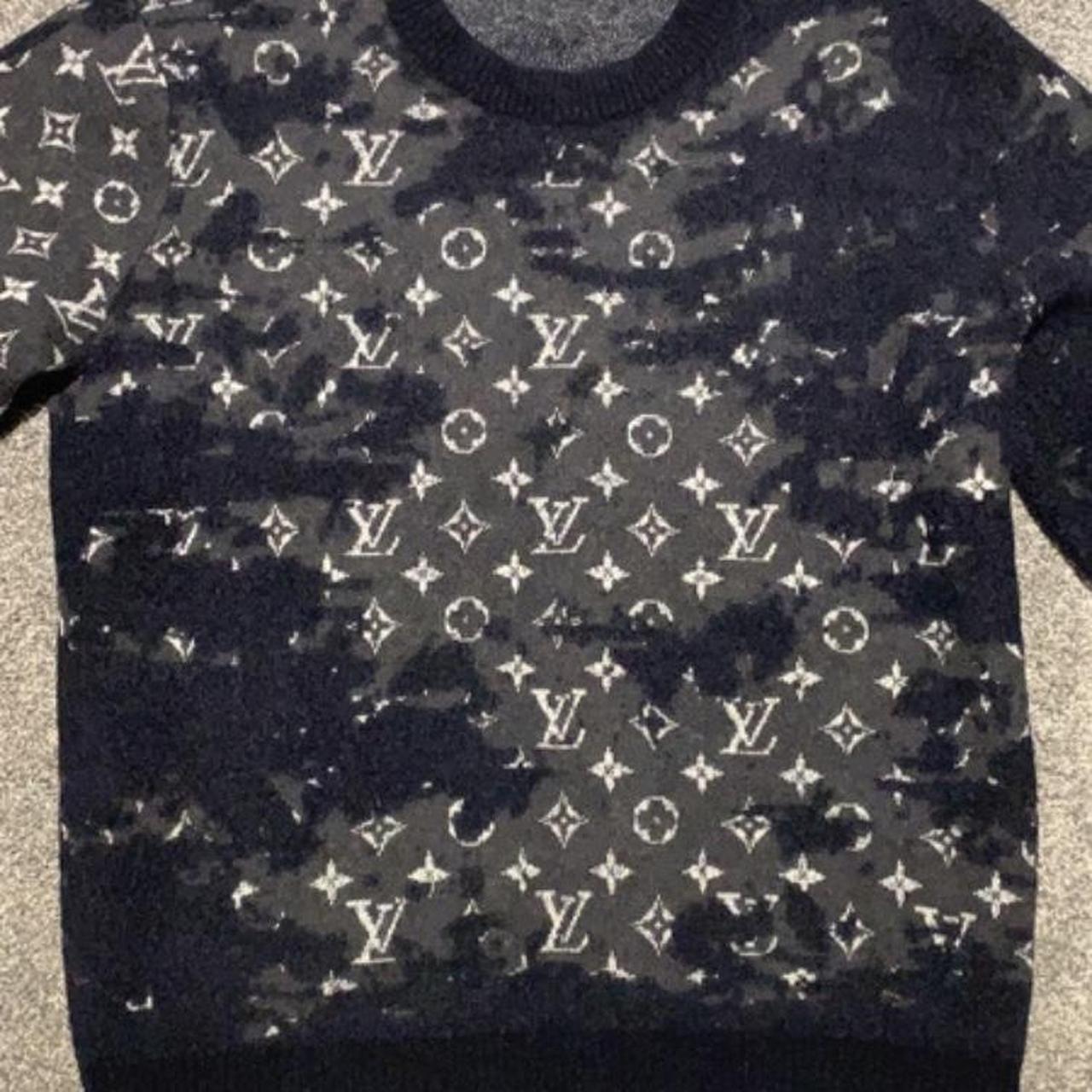 Louis Vuitton monogram knitted jumper sweater - Depop