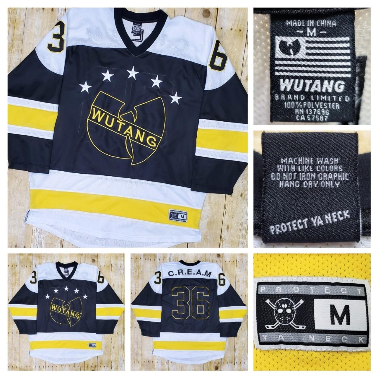 Wu Tang 36 C.R.E.A.M. Hockey Jersey Limited Edition... - Depop