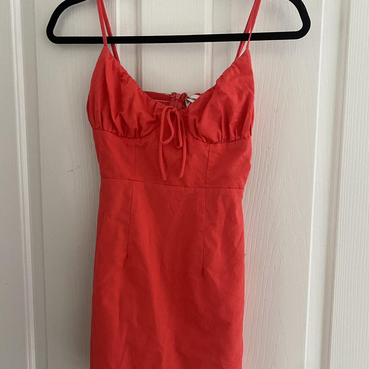 Perfect stranger - red mini dress Size 6... - Depop