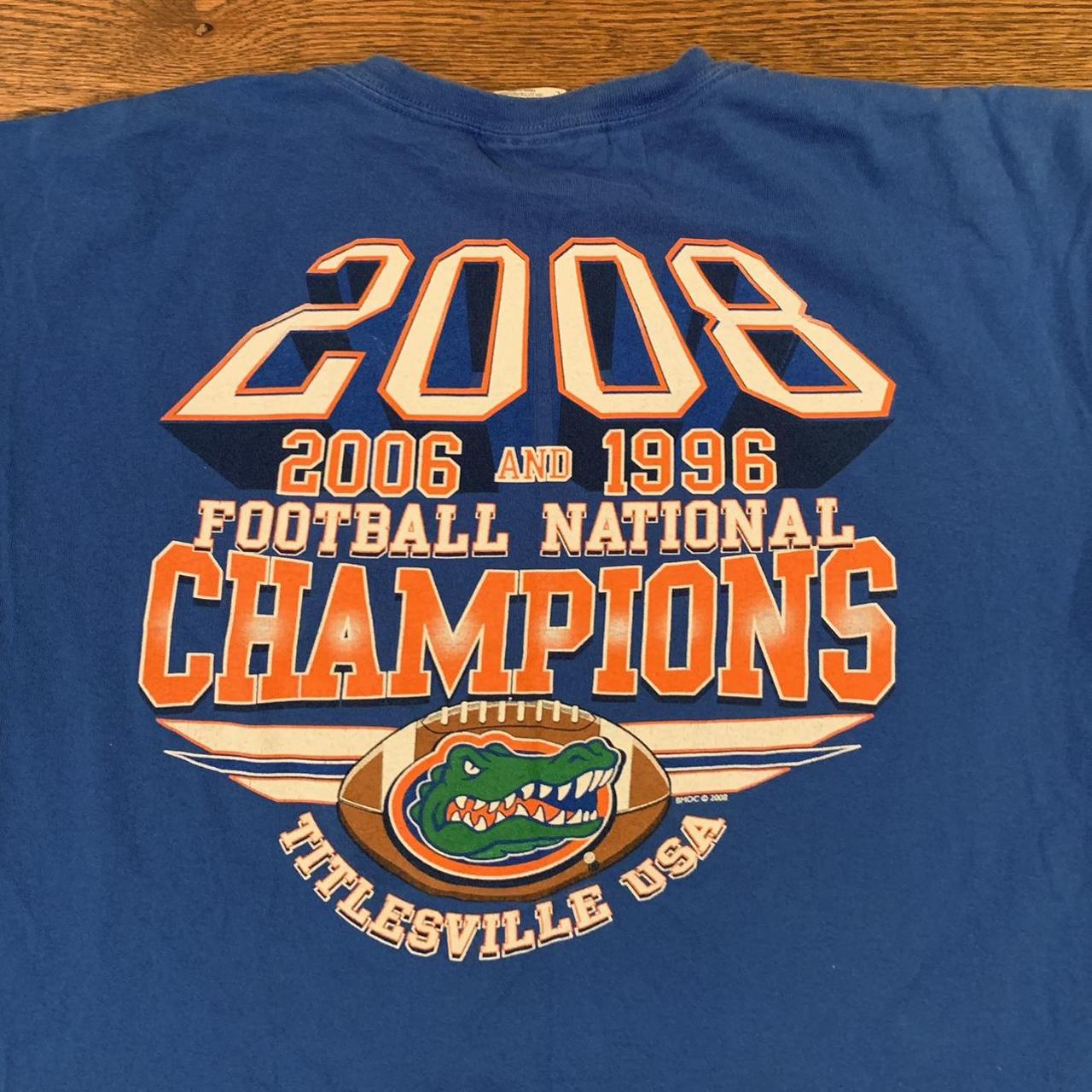 Florida Gators National Champions Football Shirt... - Depop