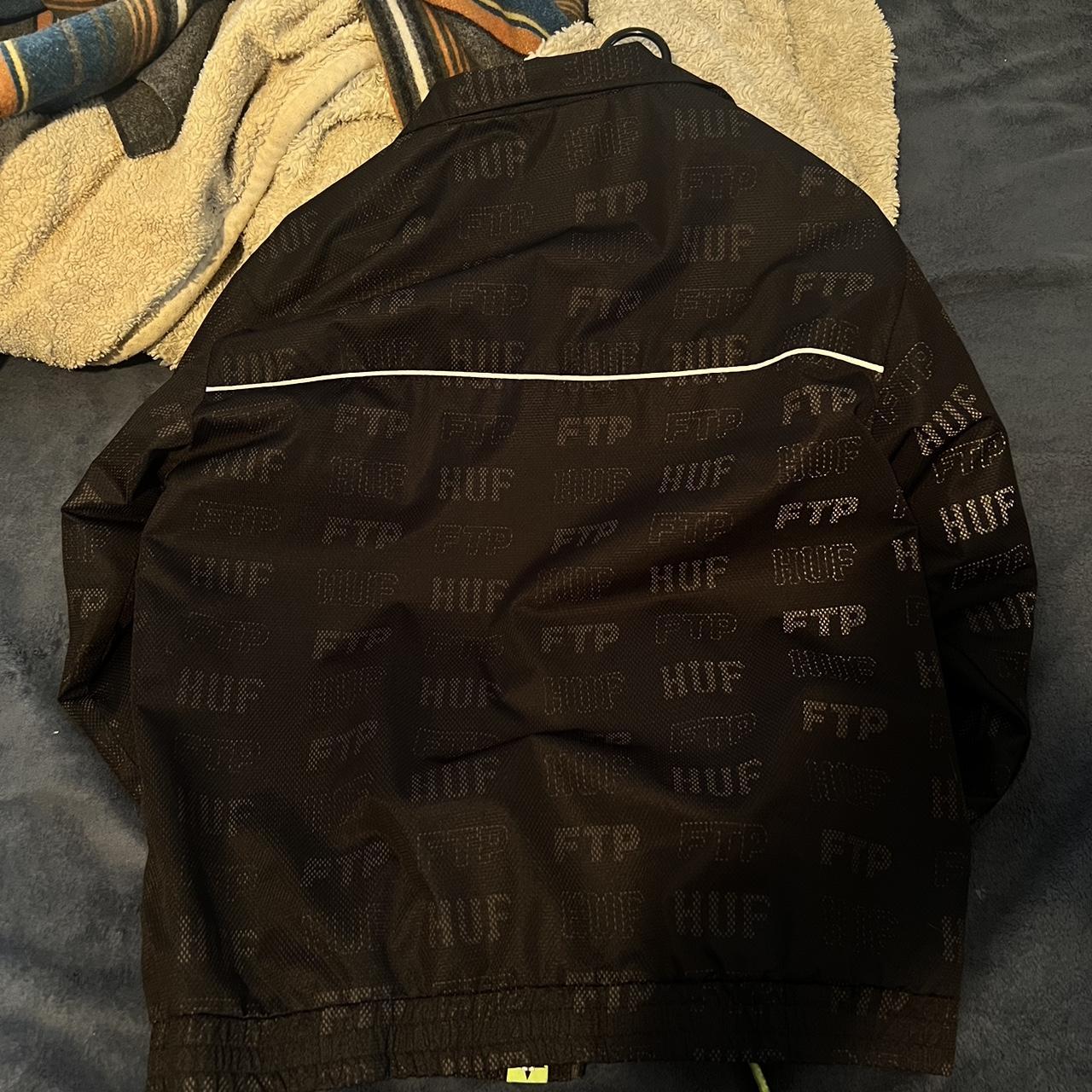 HUF x FTP Reflective track jacket 10/10 condition... - Depop