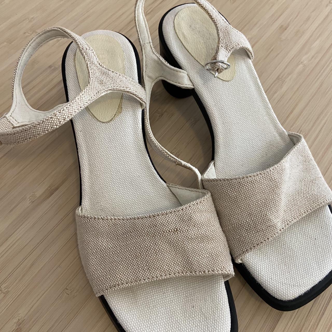 Camper heels - off white and comfy fit - Depop