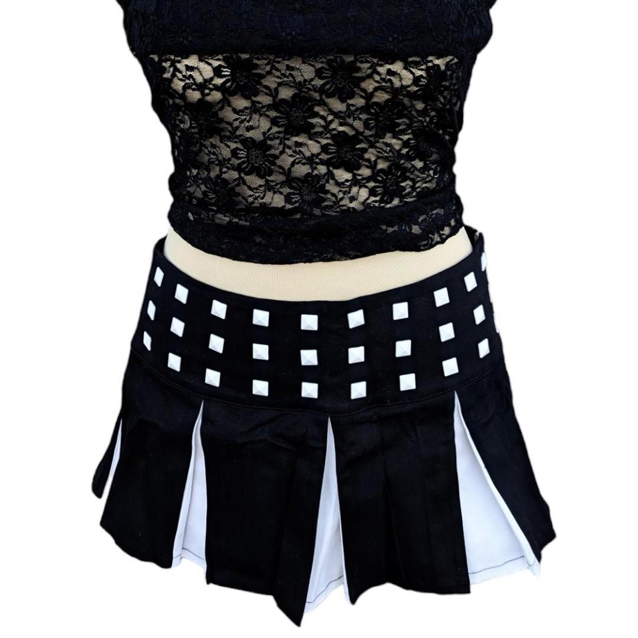 Dollskill Gothic Scene Queen Studded Black n White... - Depop