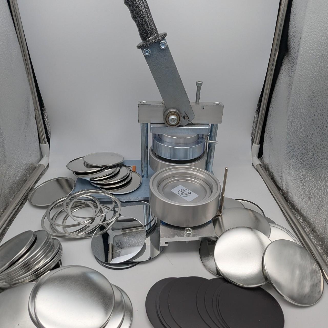 3" inch Button Maker Press Pinback Machine - USA... - Depop