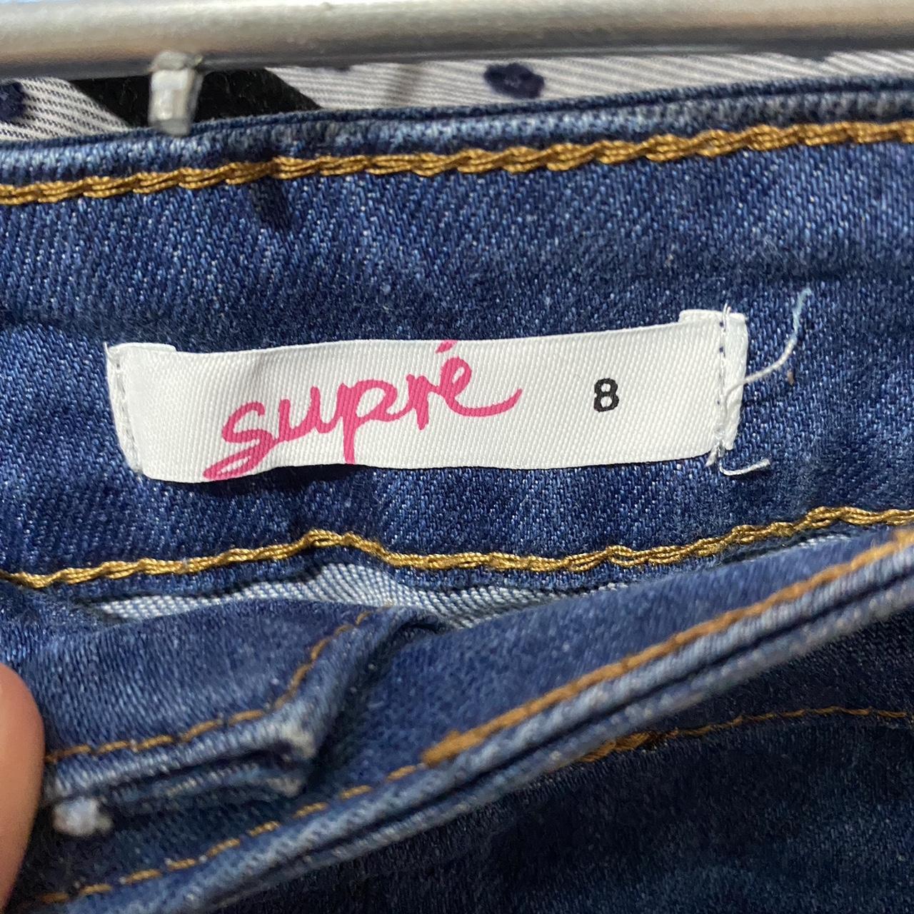 Supre denim mini skirt Size 8 Never worn - Depop
