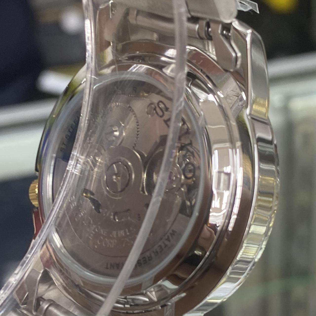 Seiko Automatic Movement for Men Stainless Steel... - Depop