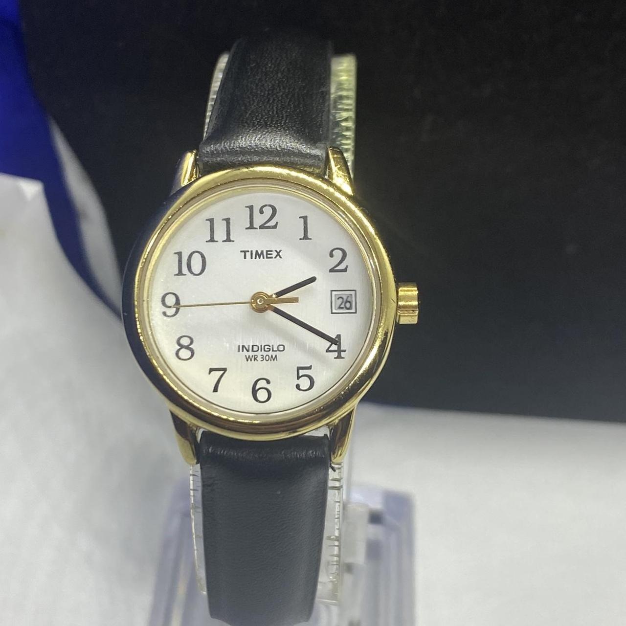 small size Timex Watch for ladies Leather Band... - Depop